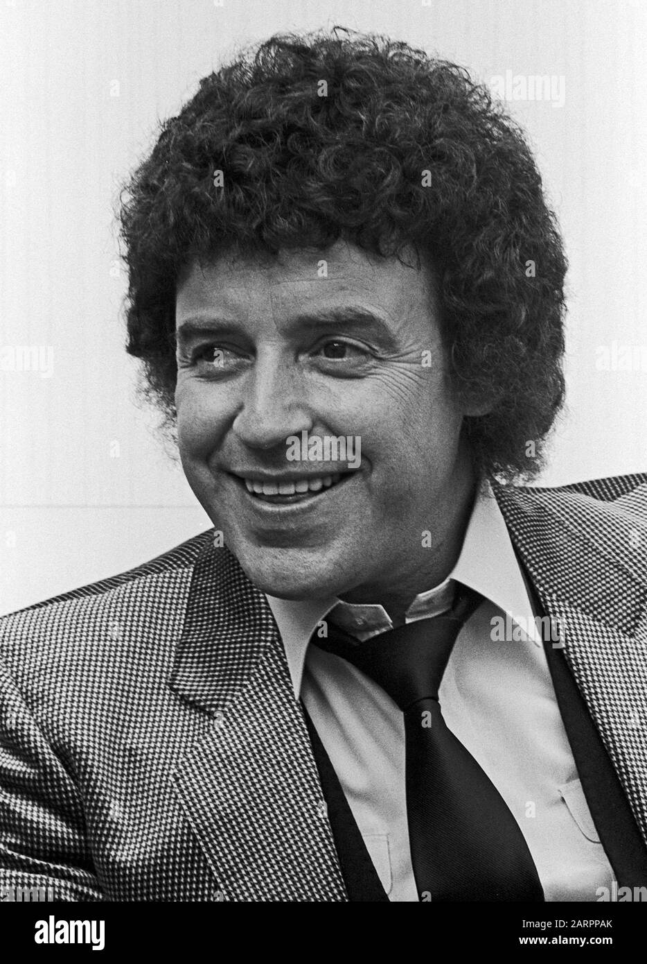 German schlager singer Banque d'images noir et blanc - Alamy