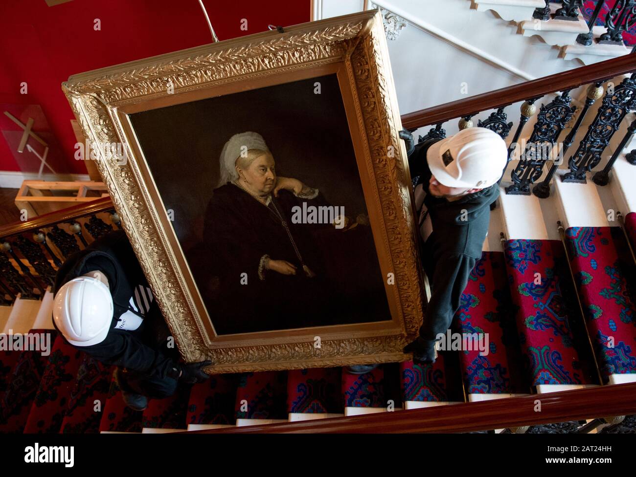 Artiste malcolm stewart en bas des escaliers Banque de photographies et ...