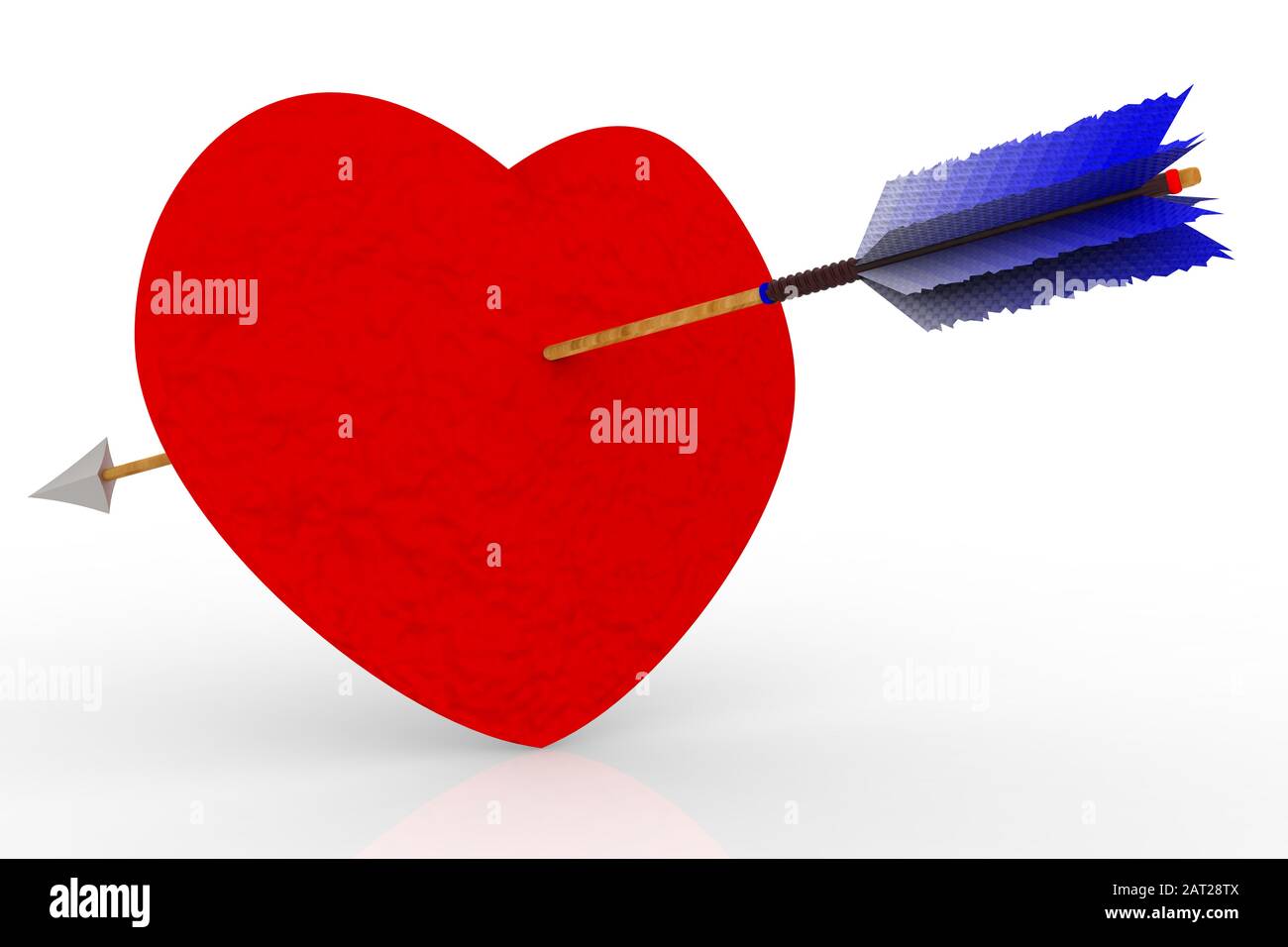 Fleche coeur symbole Banque de photographies et d’images à haute ...