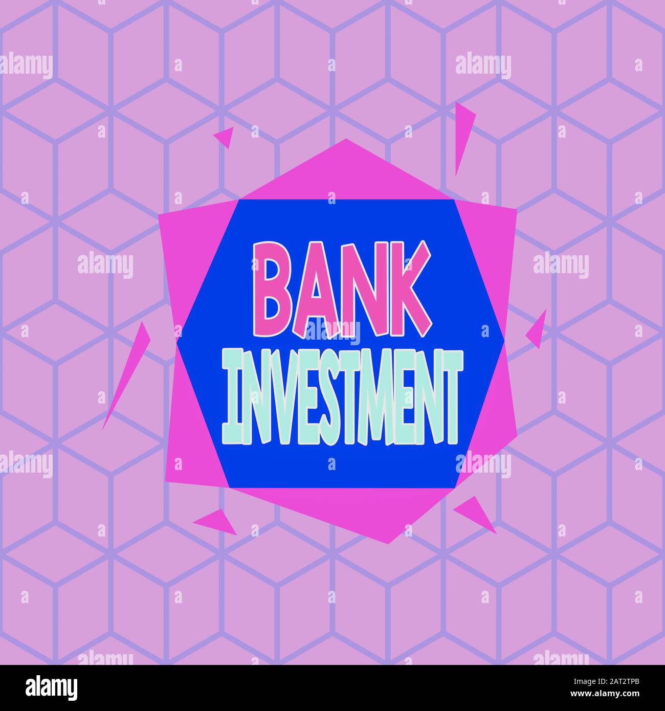 Note écrite montrant l'investissement bancaire. Concept d'affaires pour ...