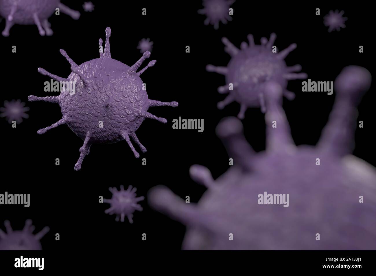 Virus du microscope Banque de photographies et d’images à haute ...