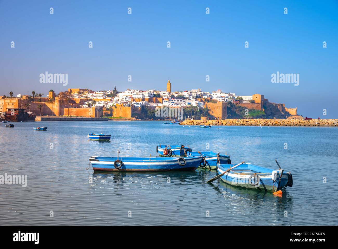 Casbah d'Udayas forteresse à Rabat au Maroc. Kasbah Udayas est ancienne ...