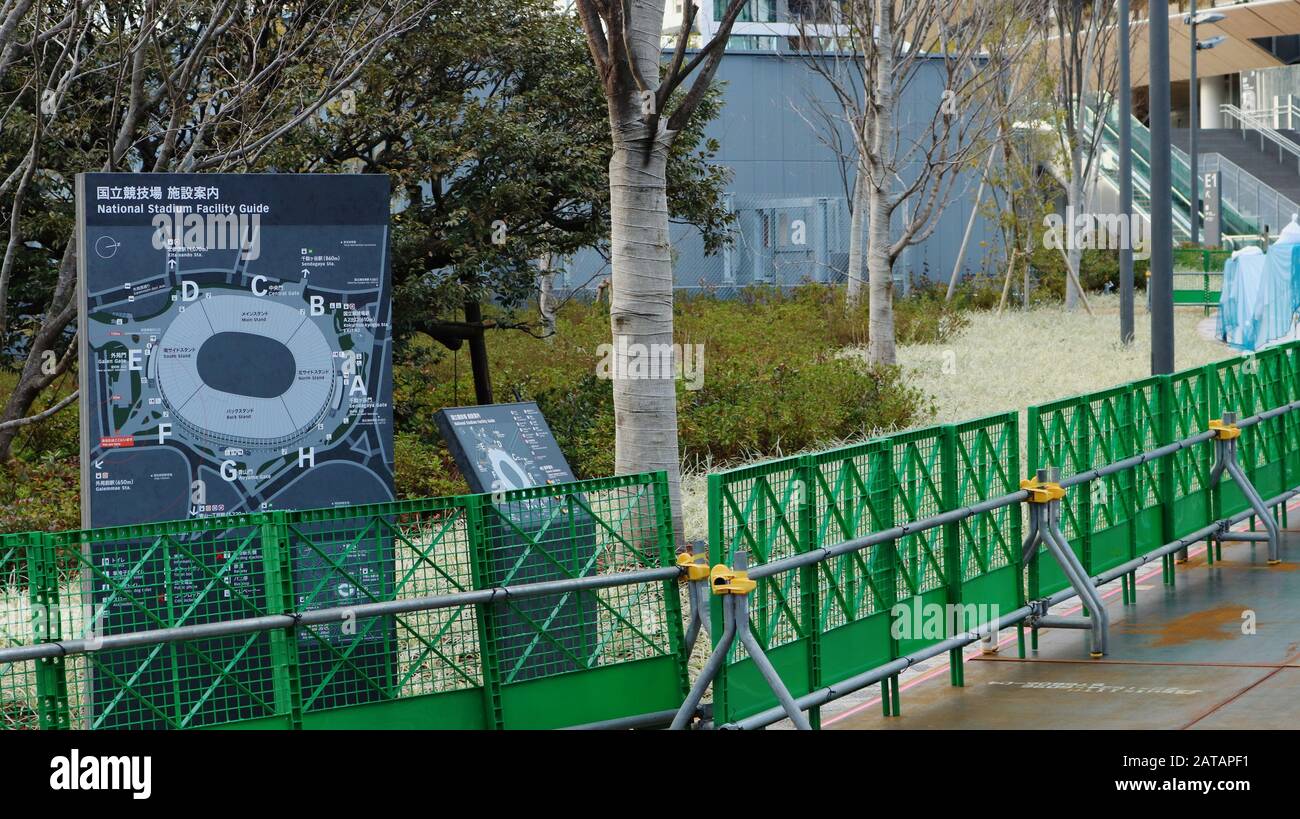 Cartes le terrain du Stade National construit pour les Jeux Olympiques ...