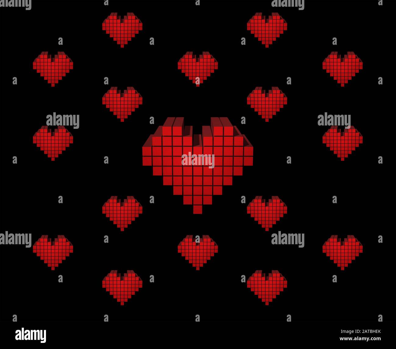 Pixel rouge Banque de photographies et d’images à haute résolution - Alamy