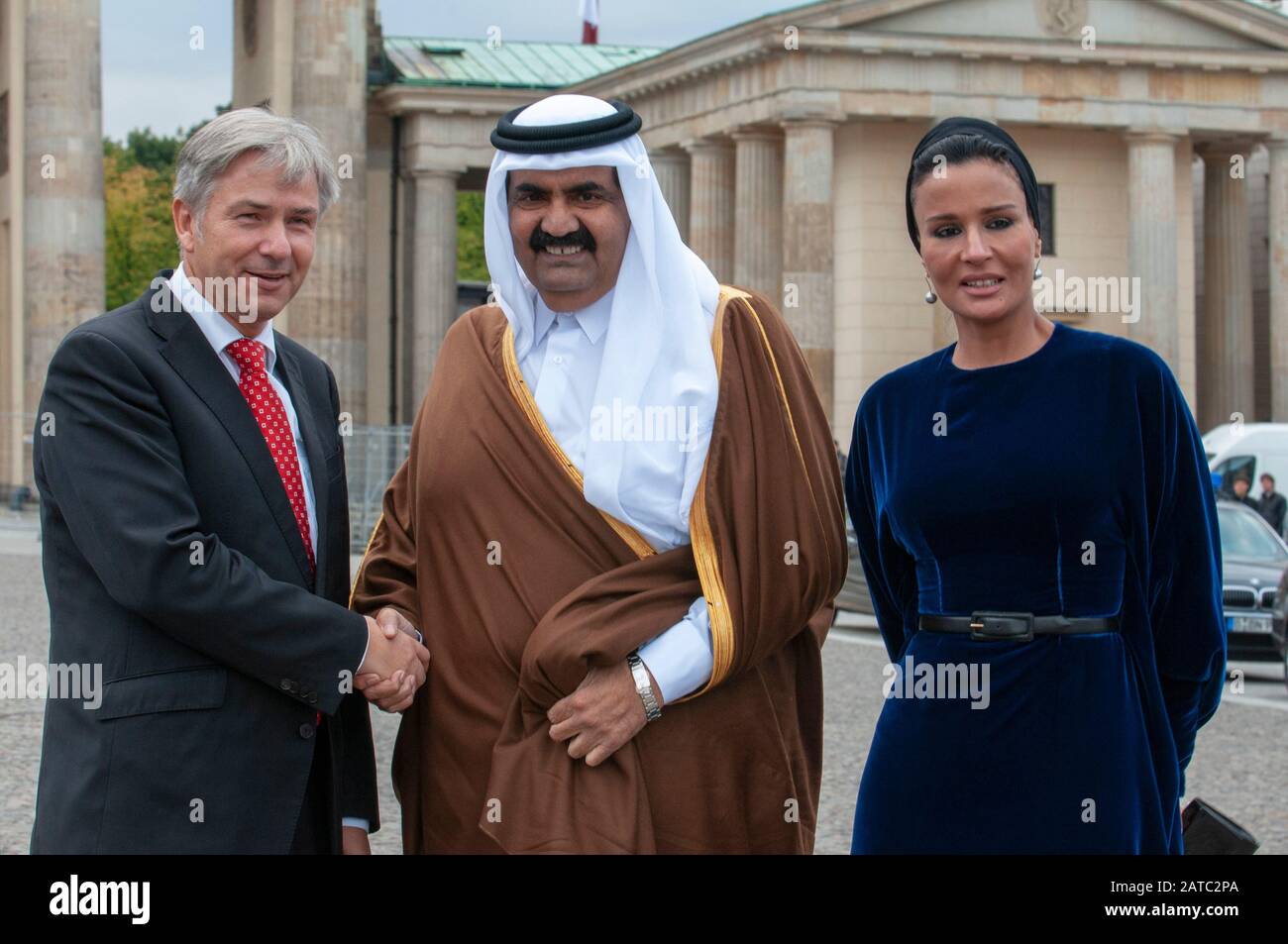 Qatar emir hamad bin khalifa al thani Banque de photographies et d’images à haute résolution - Alamy