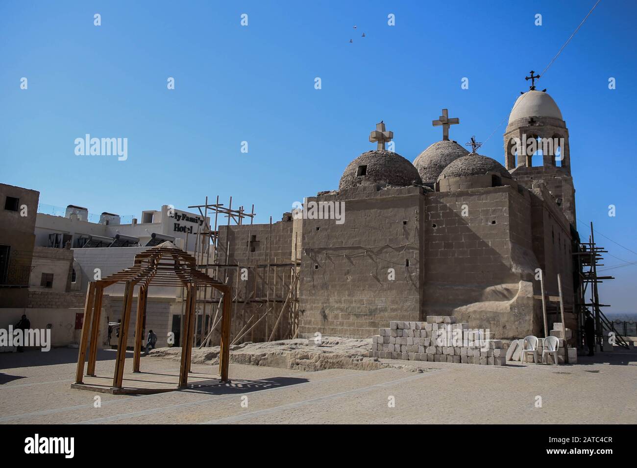 Minya, Egypte. 31 janvier 2020. Vue générale de l'église de la Vierge ...