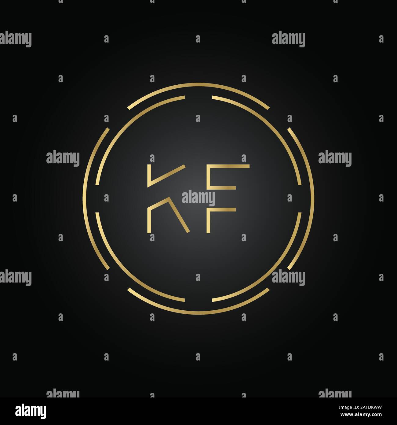 Logo kf Banque d'images vectorielles - Alamy