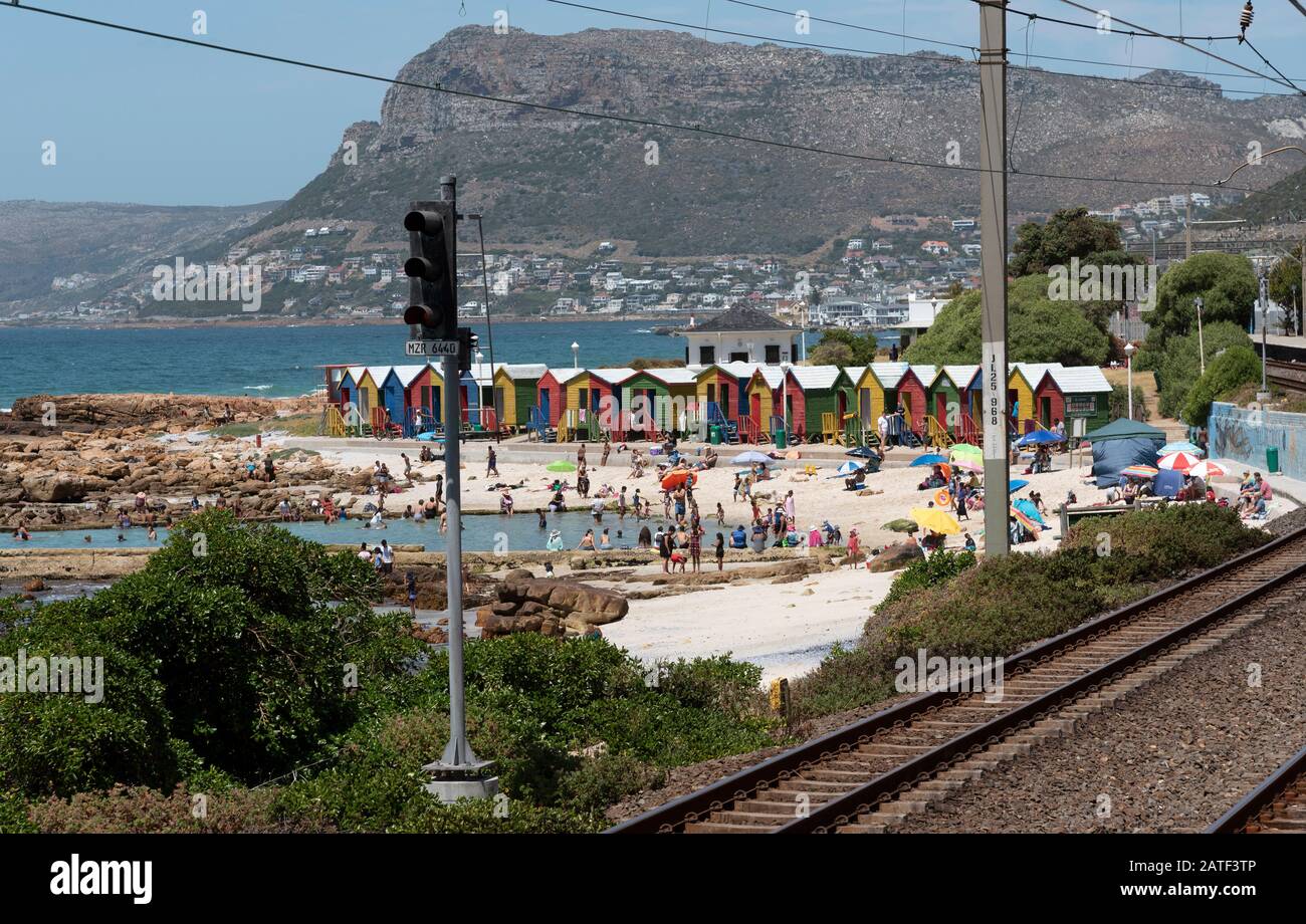 St James, Le Cap, Afrique Du Sud. Déc 2019. St James une station ...