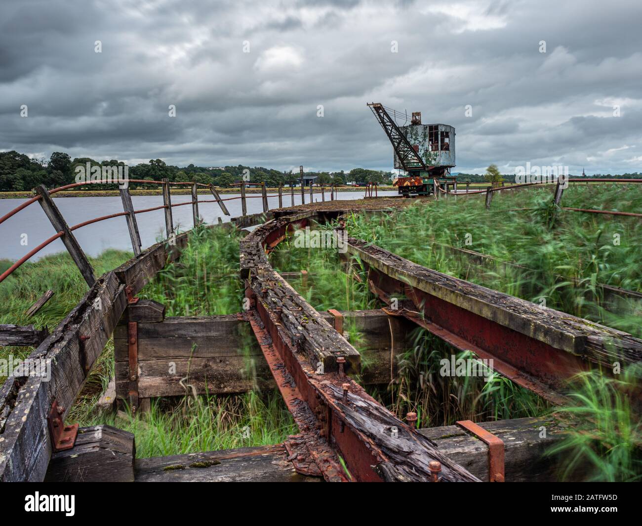 Grue sur rail Banque de photographies et d’images à haute résolution ...