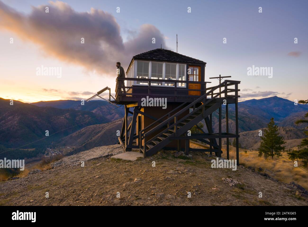 Steliko fire lookout Banque de photographies et d’images à haute ...