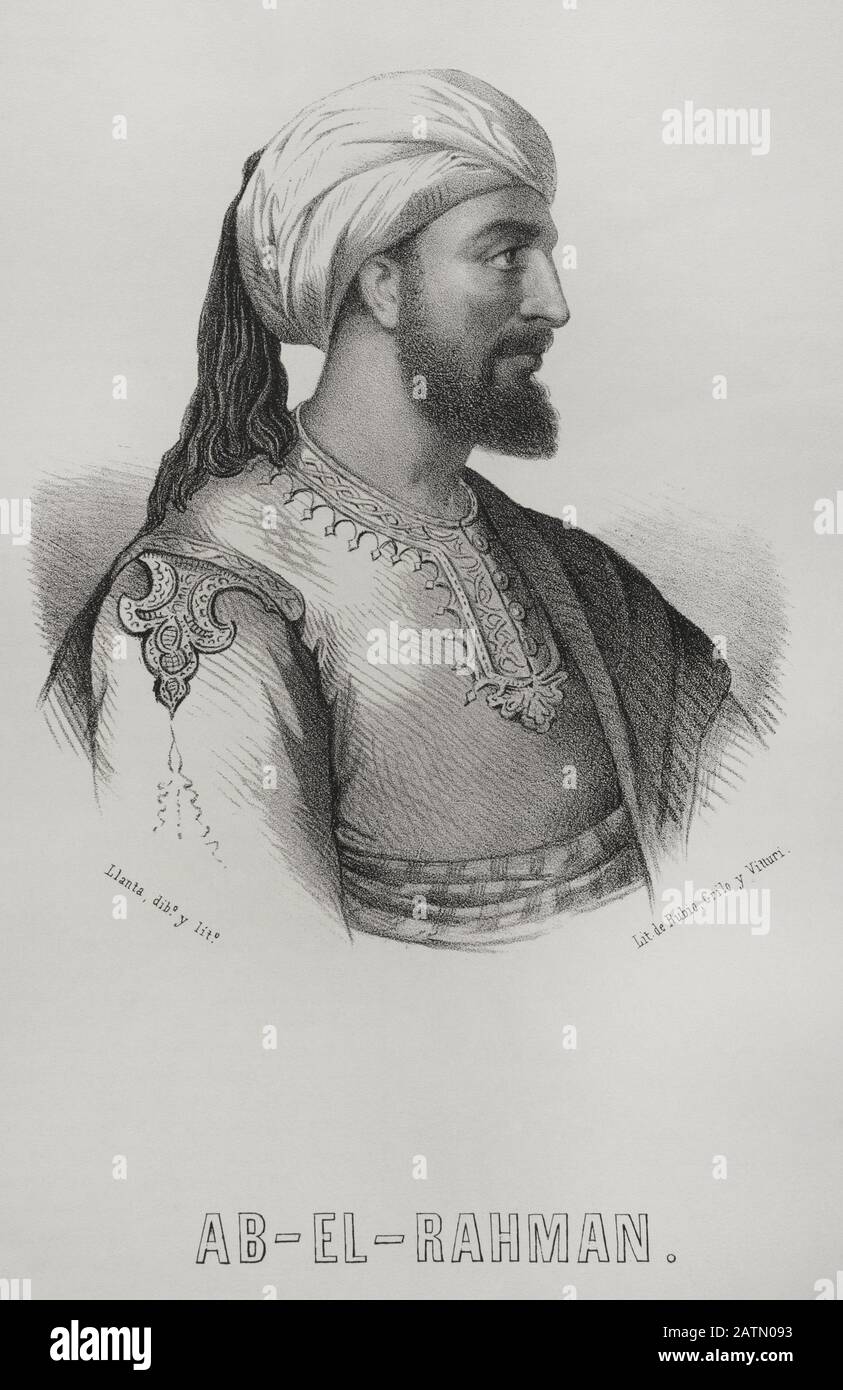 Abderramán I (731-788). Emir musulmán de Al-Andalius (756-787). Emir de ...