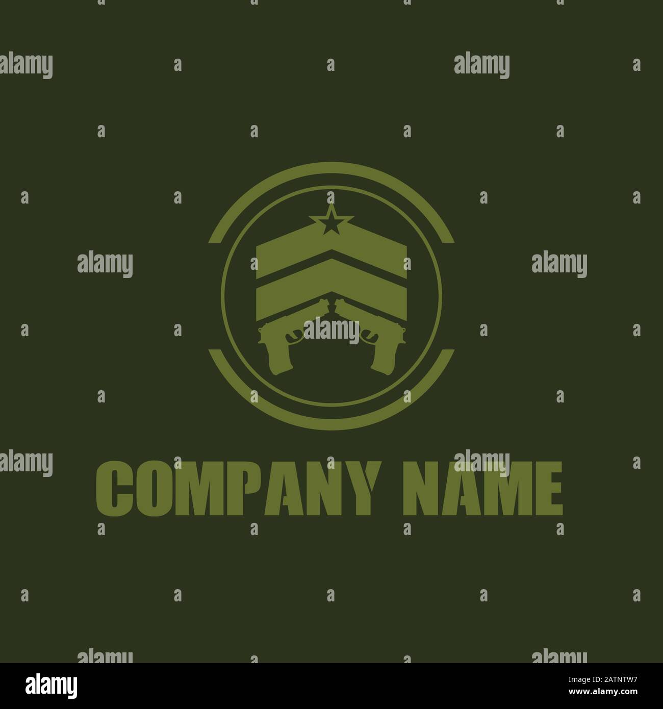 Logo et badges des véhicules militaires et blindés. Modèle graphique ...