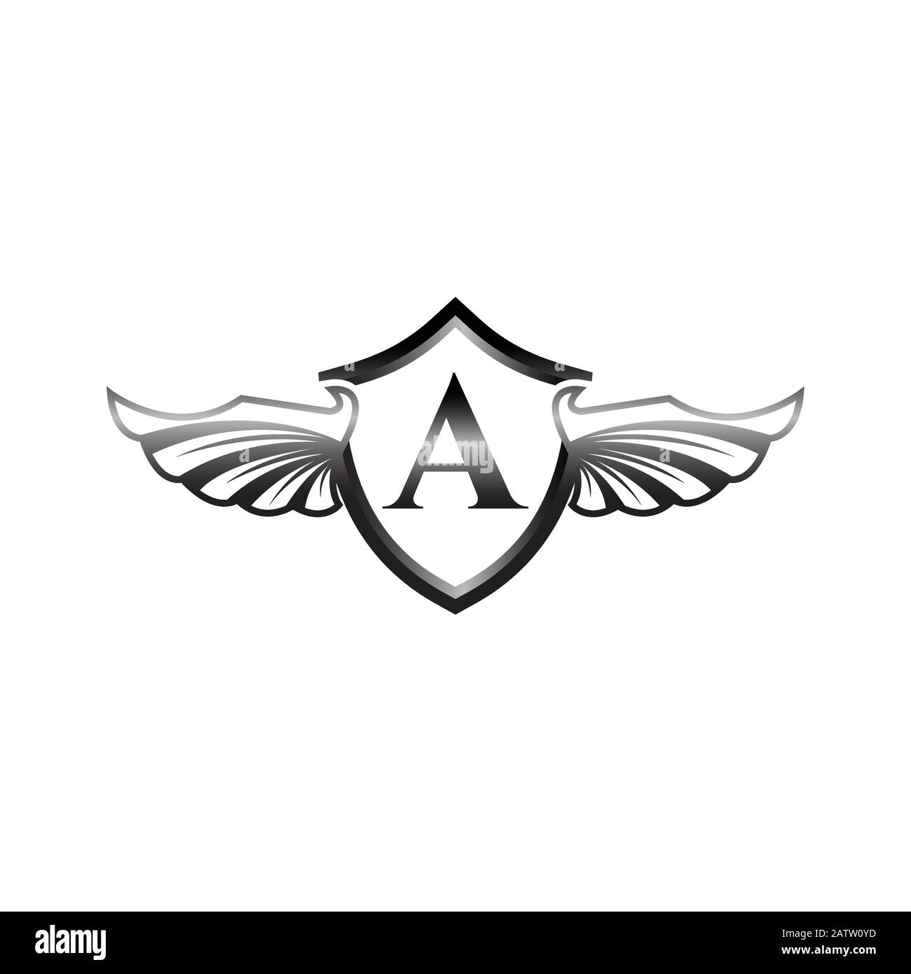 Une Lettre Une Lettre De Vecteur Logo Design Logo Template Vector Illustration Image 