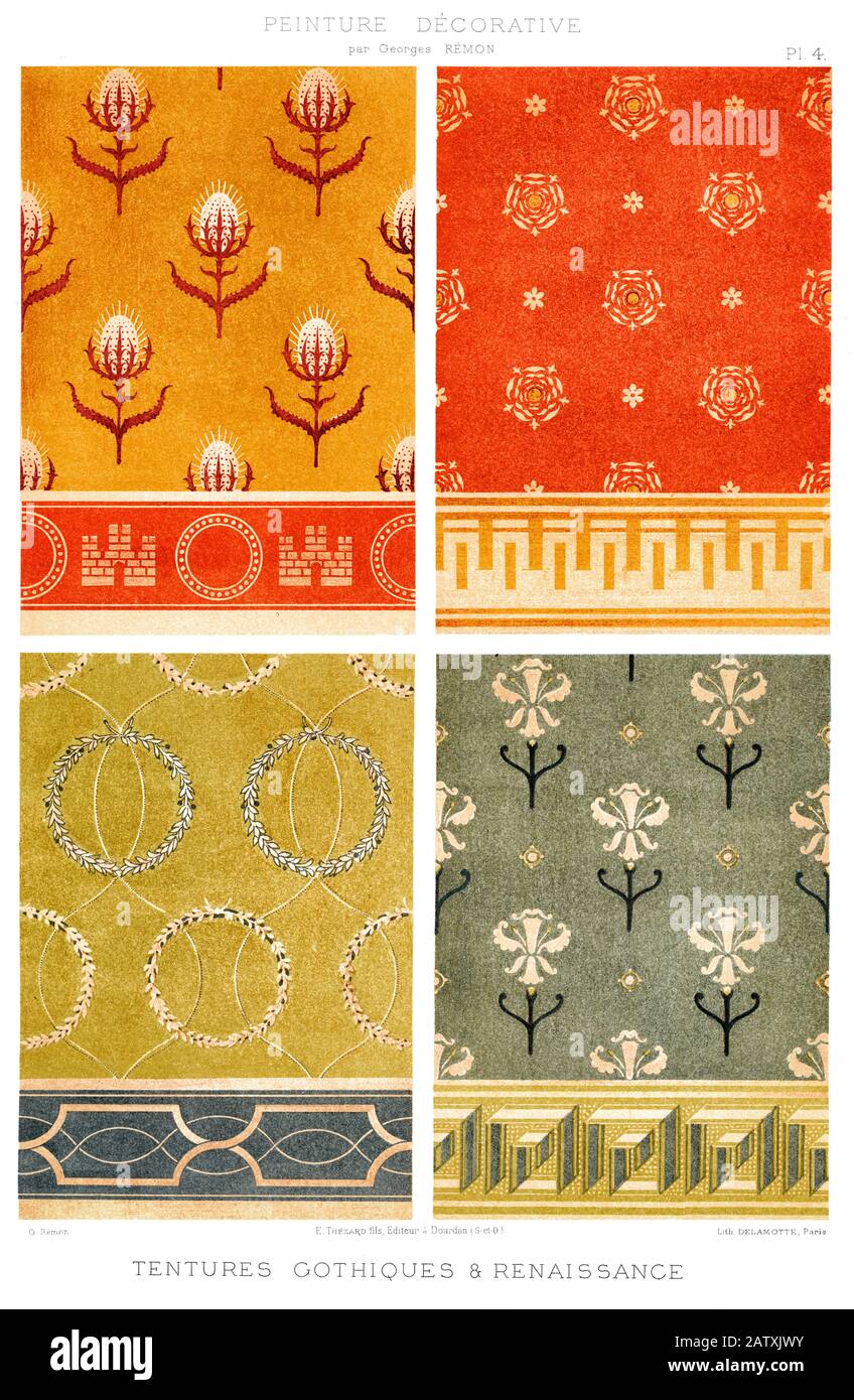 Motifs décoratifs renaissance Banque de photographies et d’images à ...