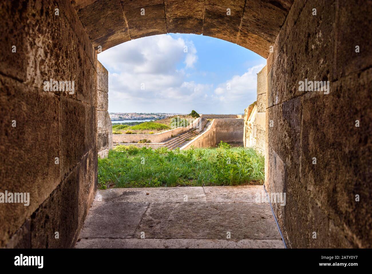 Menorca, Espagne - Octobre 13, 2019 - La Mola, forteresse de Isabel II ...