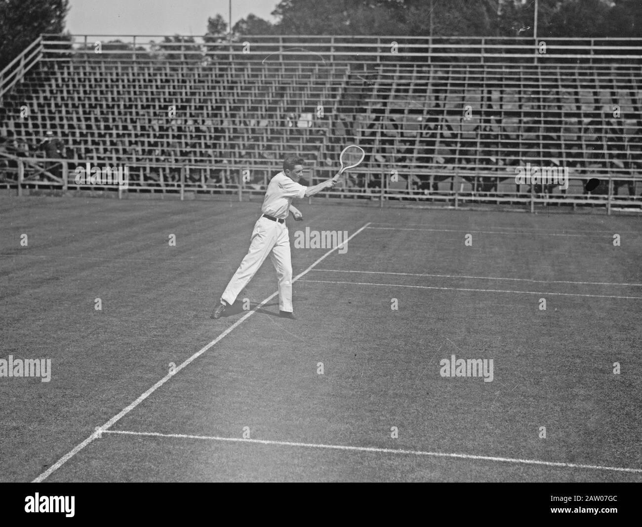 Richard williams tennis Banque d'images noir et blanc - Alamy