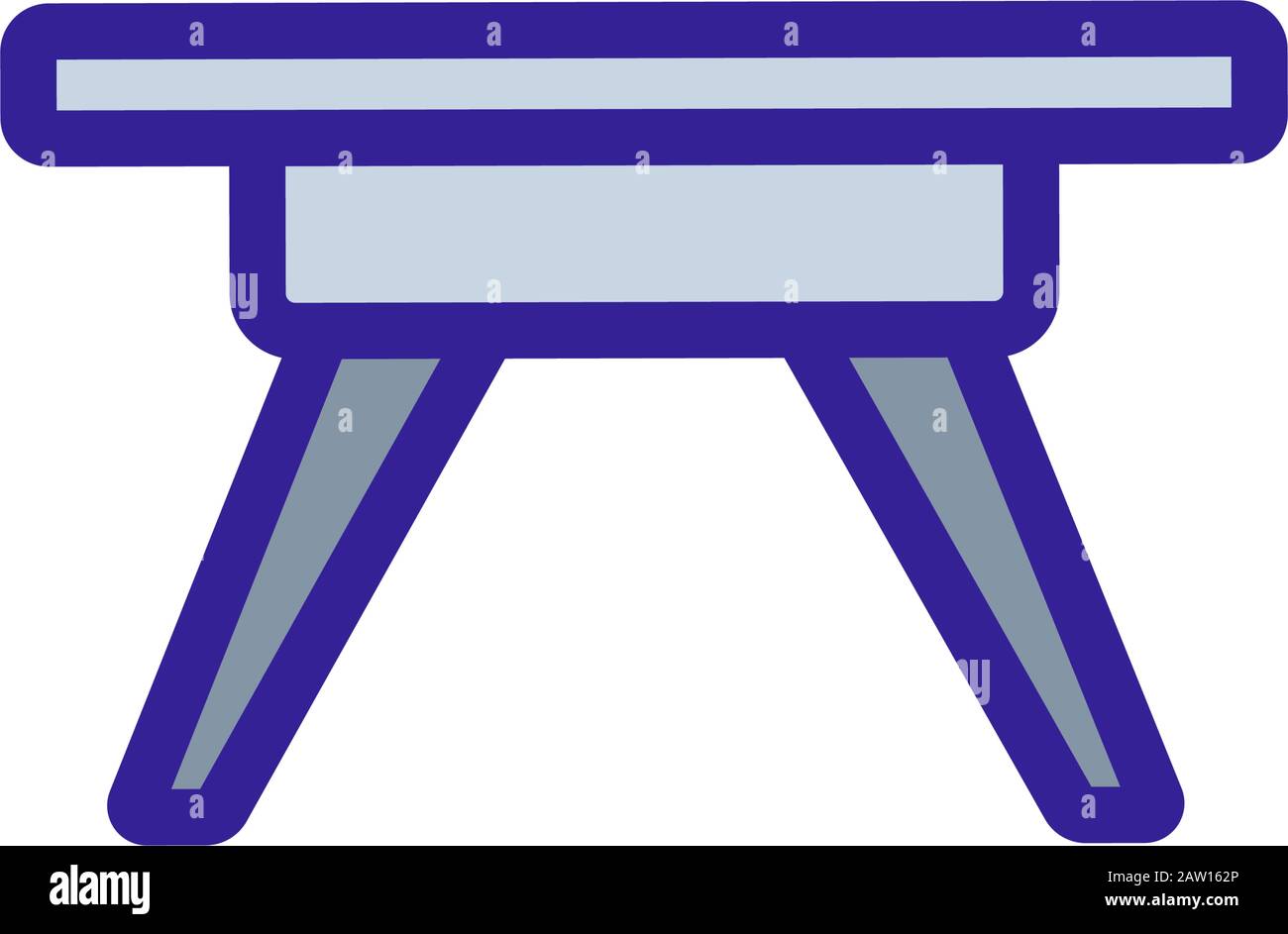 L'icône table vecteur. Illustration symbole contour isolé Image ...