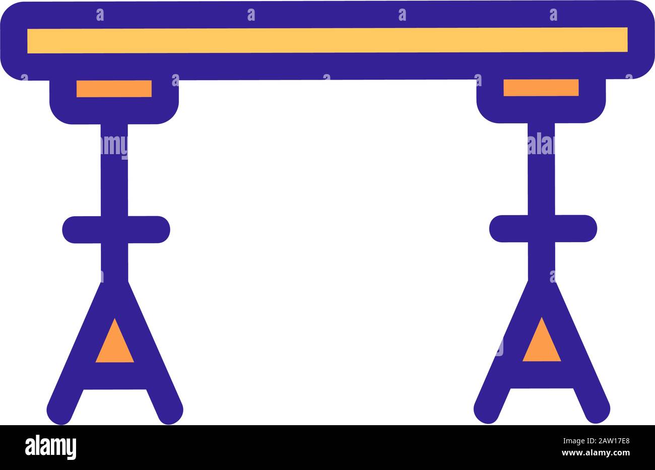 L'icône table vecteur. Illustration symbole contour isolé Image ...