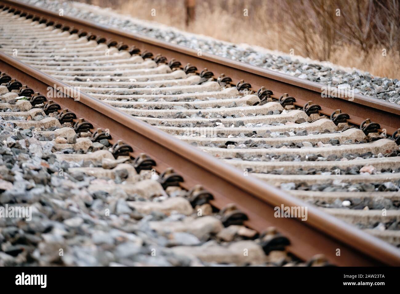Ballast de voie ferrée Banque de photographies et d’images à haute ...