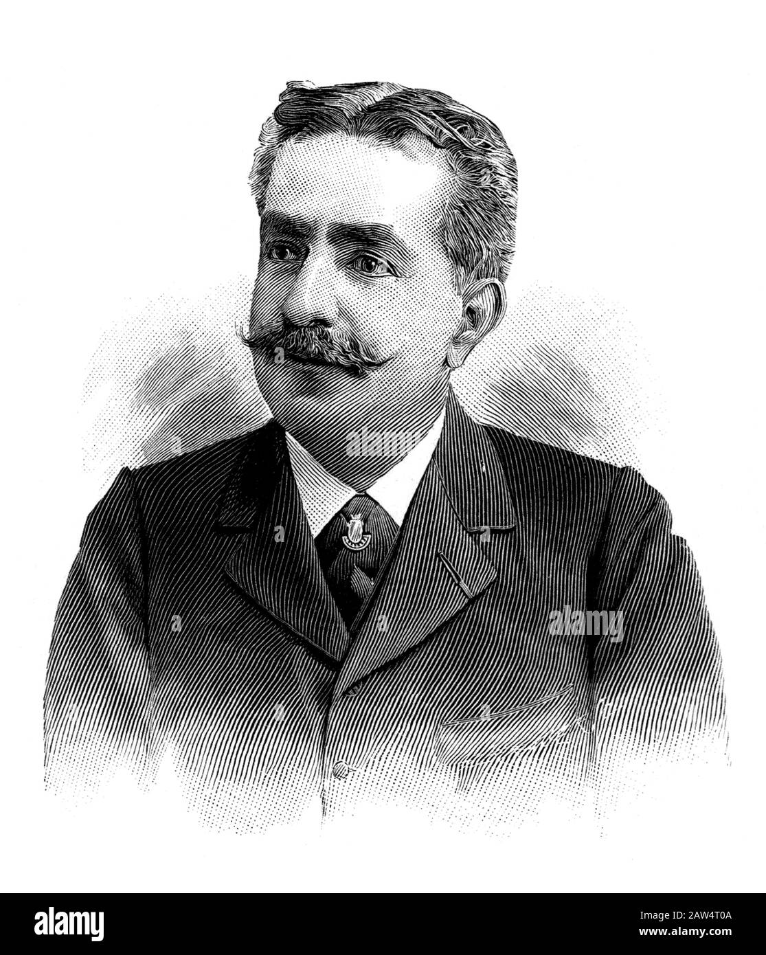 French egyptologist Banque d'images noir et blanc - Alamy