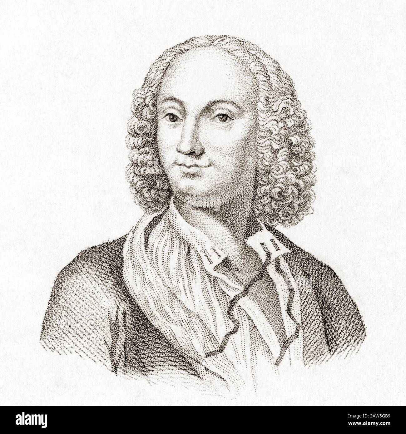 Antonio vivaldi portrait Banque d'images détourées - Alamy