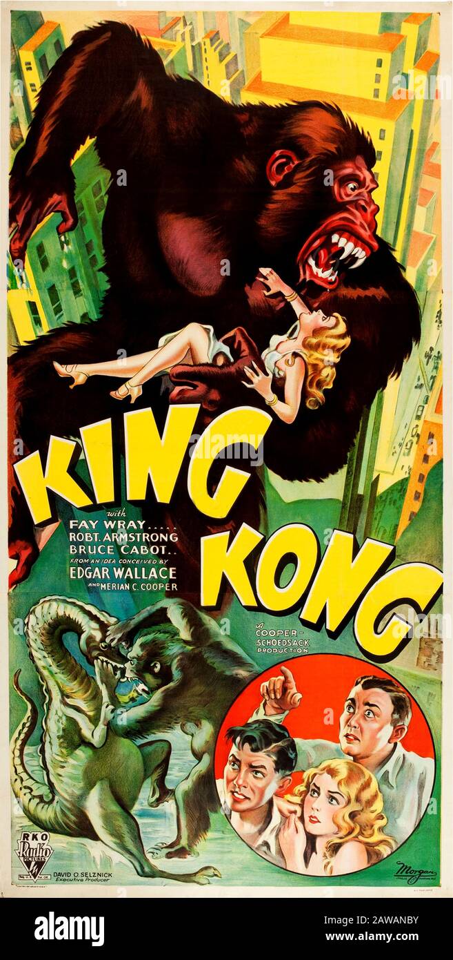 King kong 1933 poster Banque de photographies et d’images à haute ...