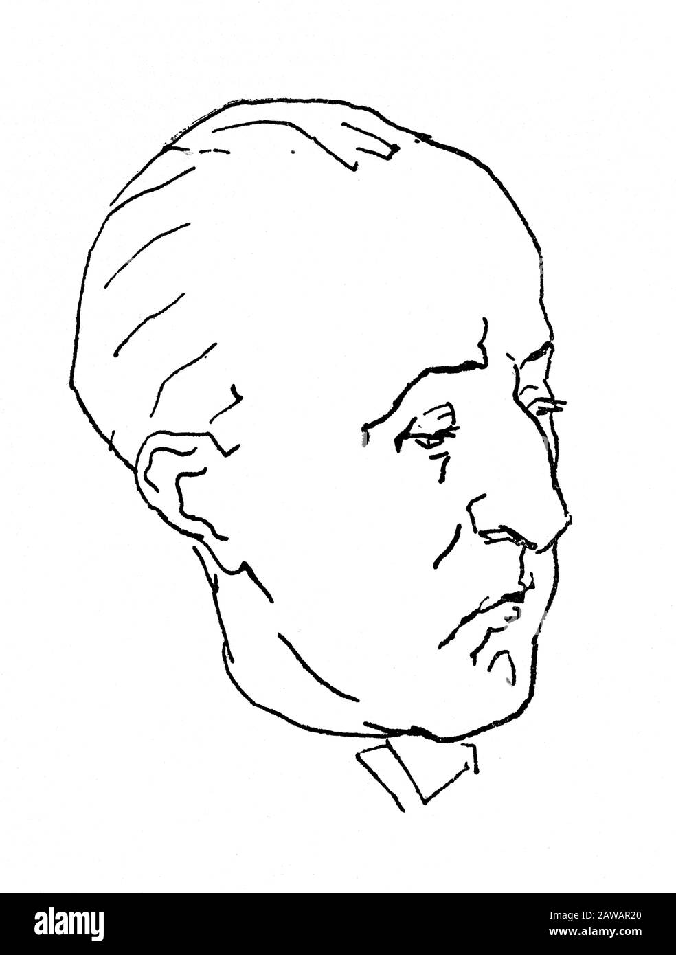 1935 , ITALIE : le journaliste italien , scénariste , scénariste et ...