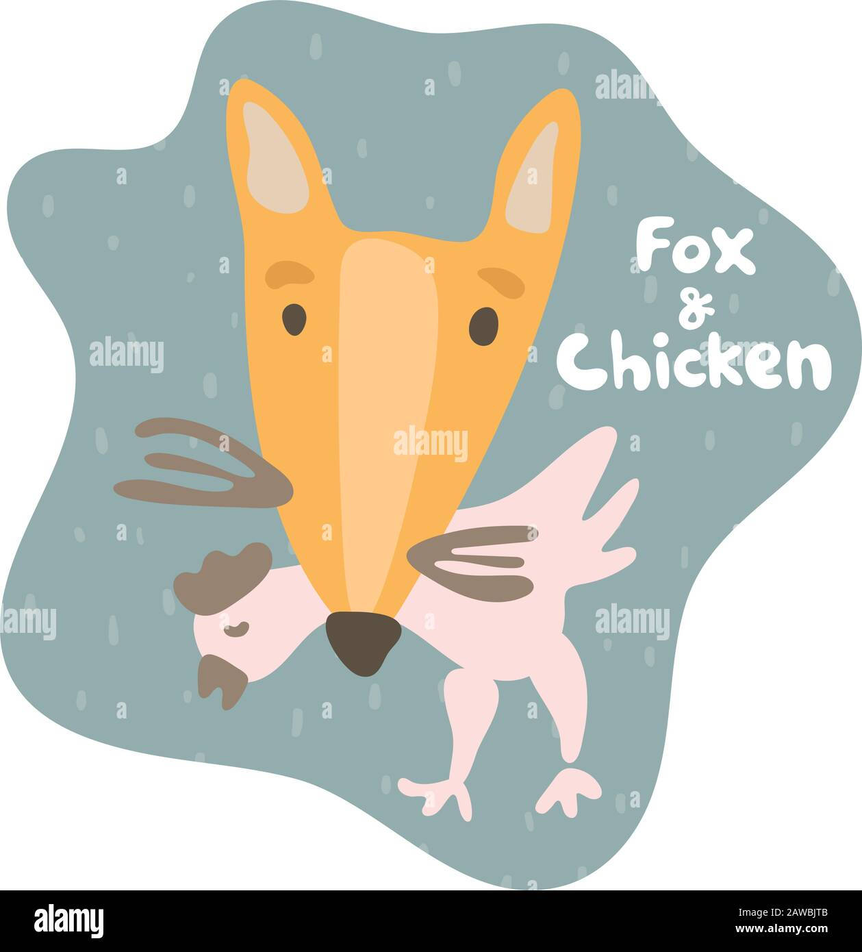 Proie de renard Banque d'images vectorielles - Alamy