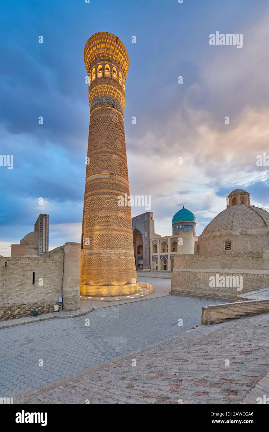 Boukhara ouzbékistan kaylon minaret Banque de photographies et d’images à haute résolution - Alamy