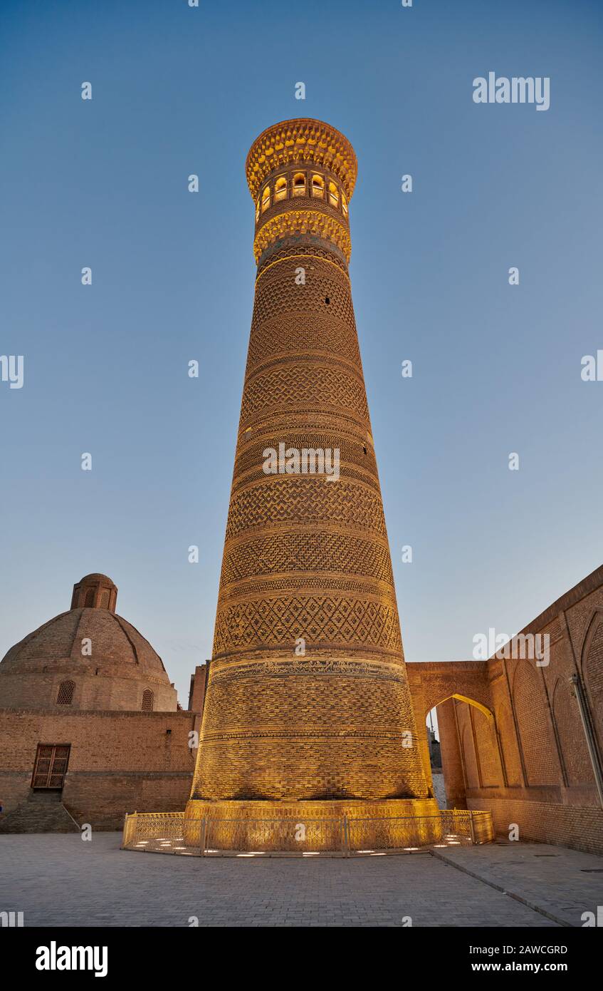 Boukhara ouzbékistan kaylon minaret Banque de photographies et d’images à haute résolution - Alamy