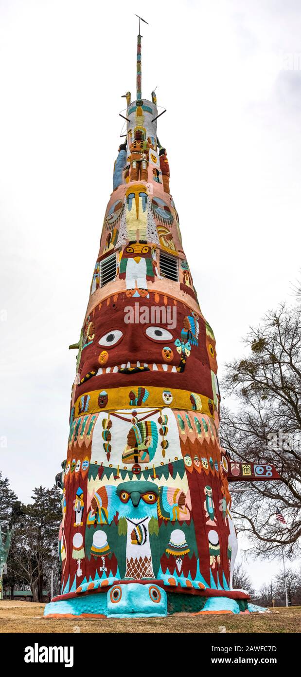 Galloway totem pole park Banque de photographies et d’images à haute ...