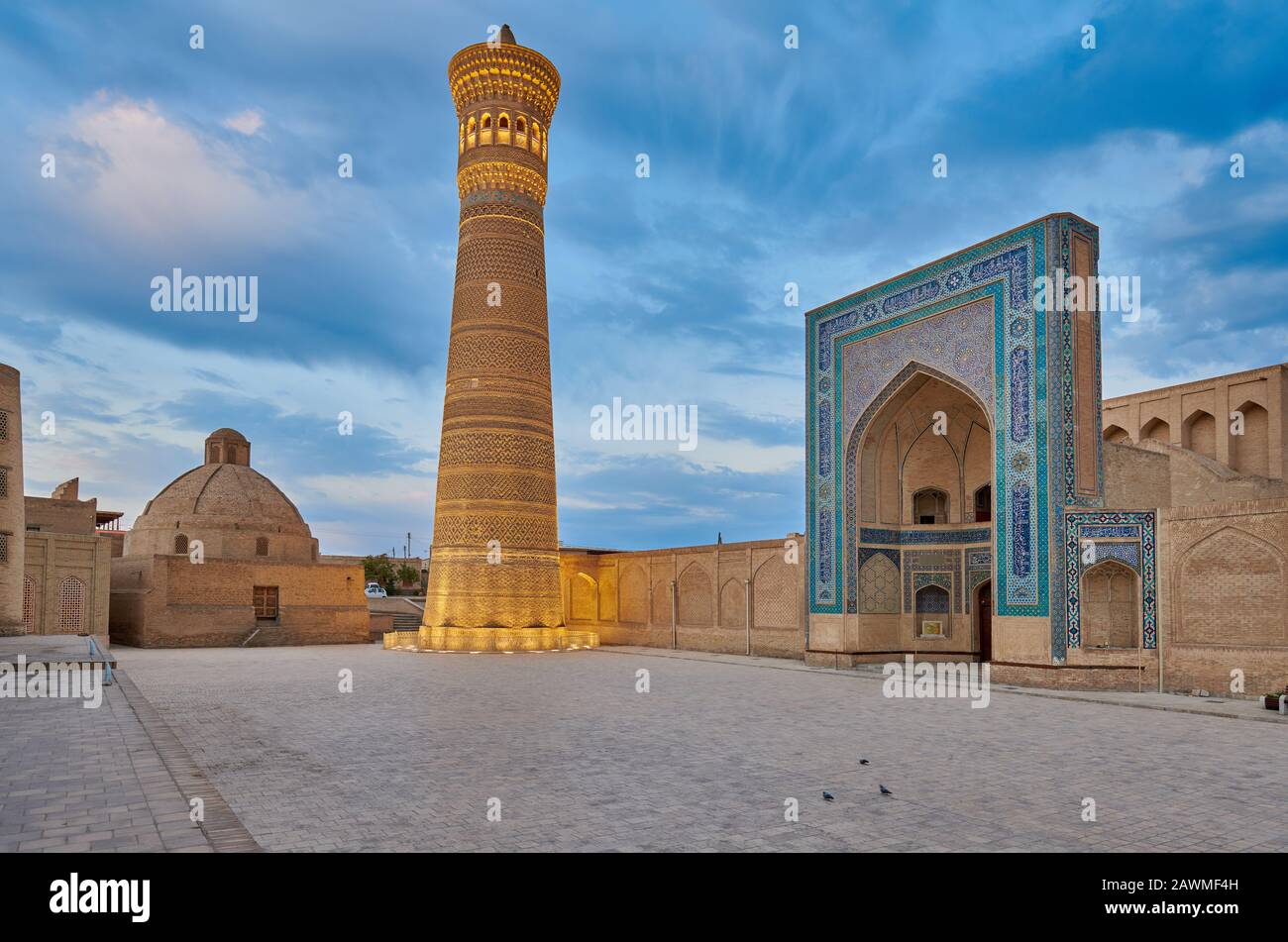 Boukhara ouzbékistan kaylon minaret Banque de photographies et d’images à haute résolution - Alamy