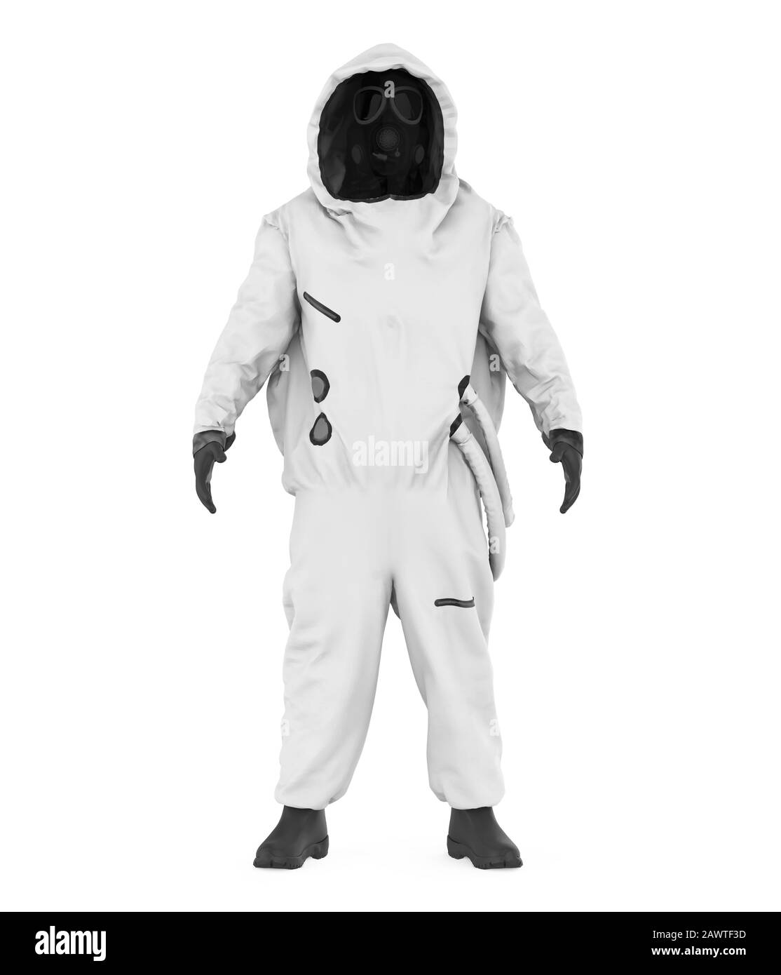 Combinaison de protection chimique Banque d'images détourées - Alamy