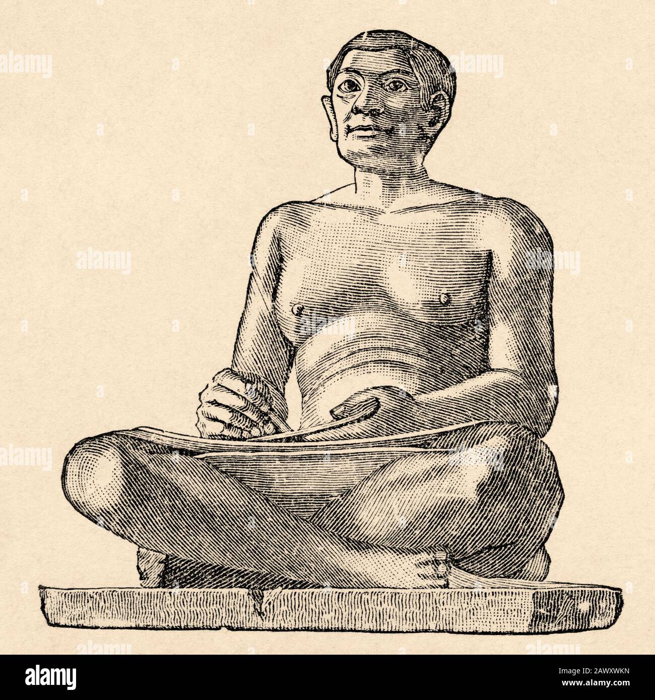 Ancient egyptian scribe Banque de photographies et d’images à haute ...