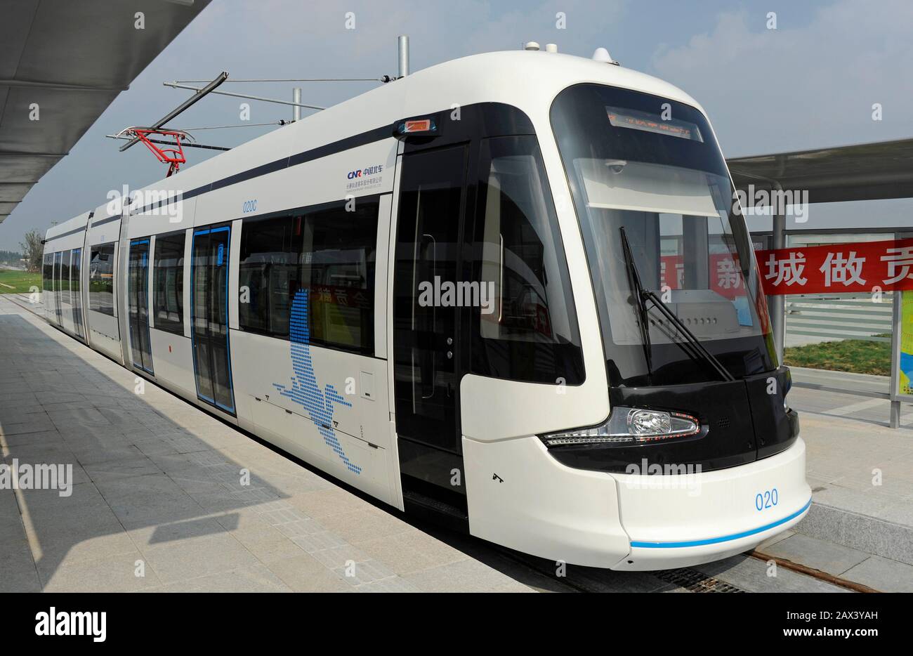 Le système de tramway moderne de Shenyang a ouvert ses portes en août ...