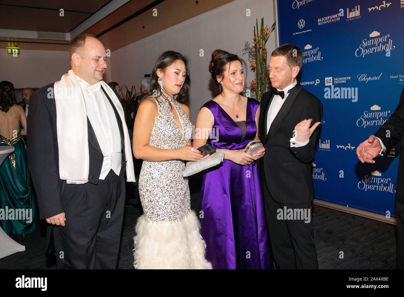 Dirk hilbert mit ehefrau su yeon hilbert Banque de photographies et d ...