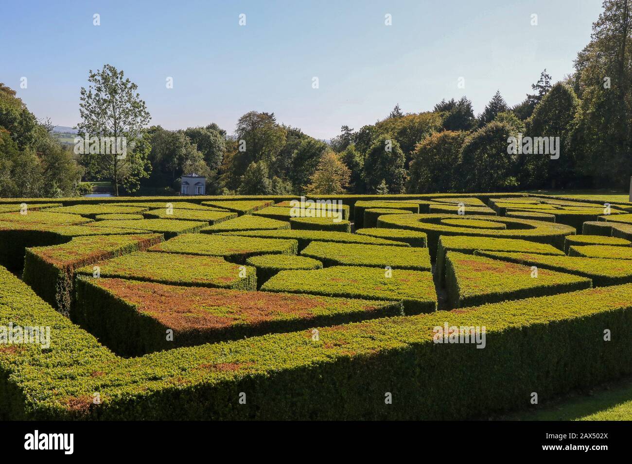 Labyrinthe de jardin oakfield Banque de photographies et d’images à ...