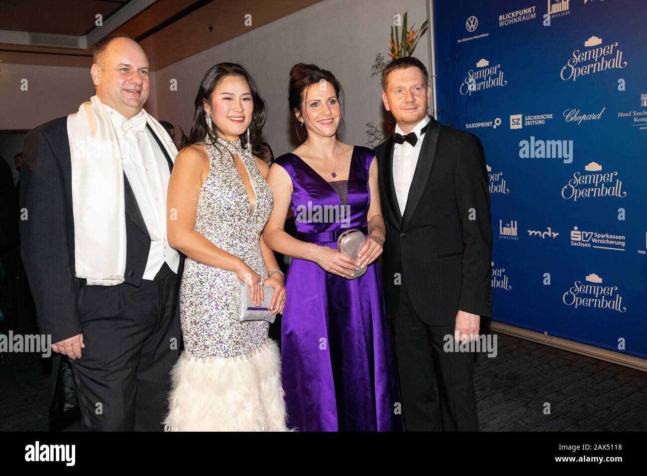 Dirk hilbert mit ehefrau su yeon hilbert Banque de photographies et d ...