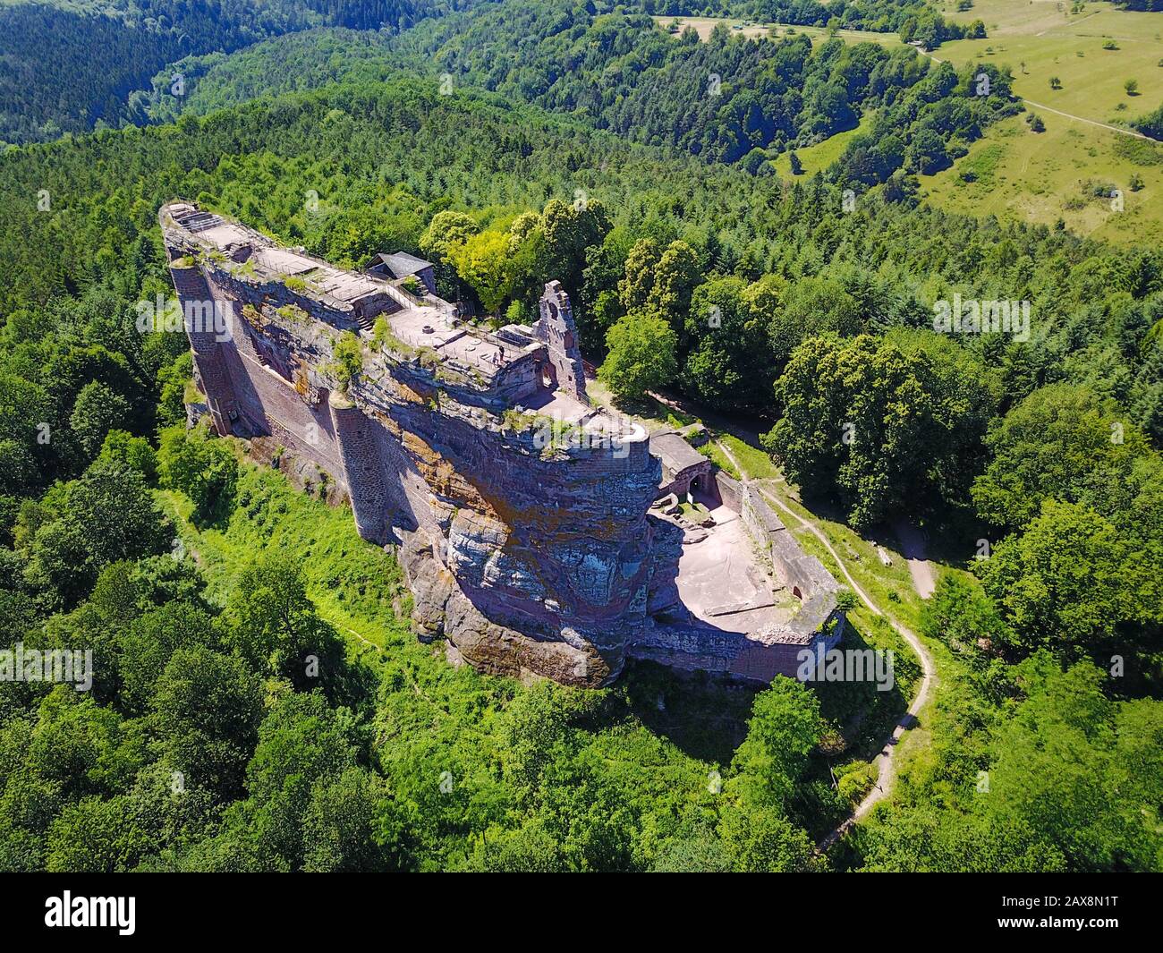 Château du fleckenstein Banque de photographies et d’images à haute ...