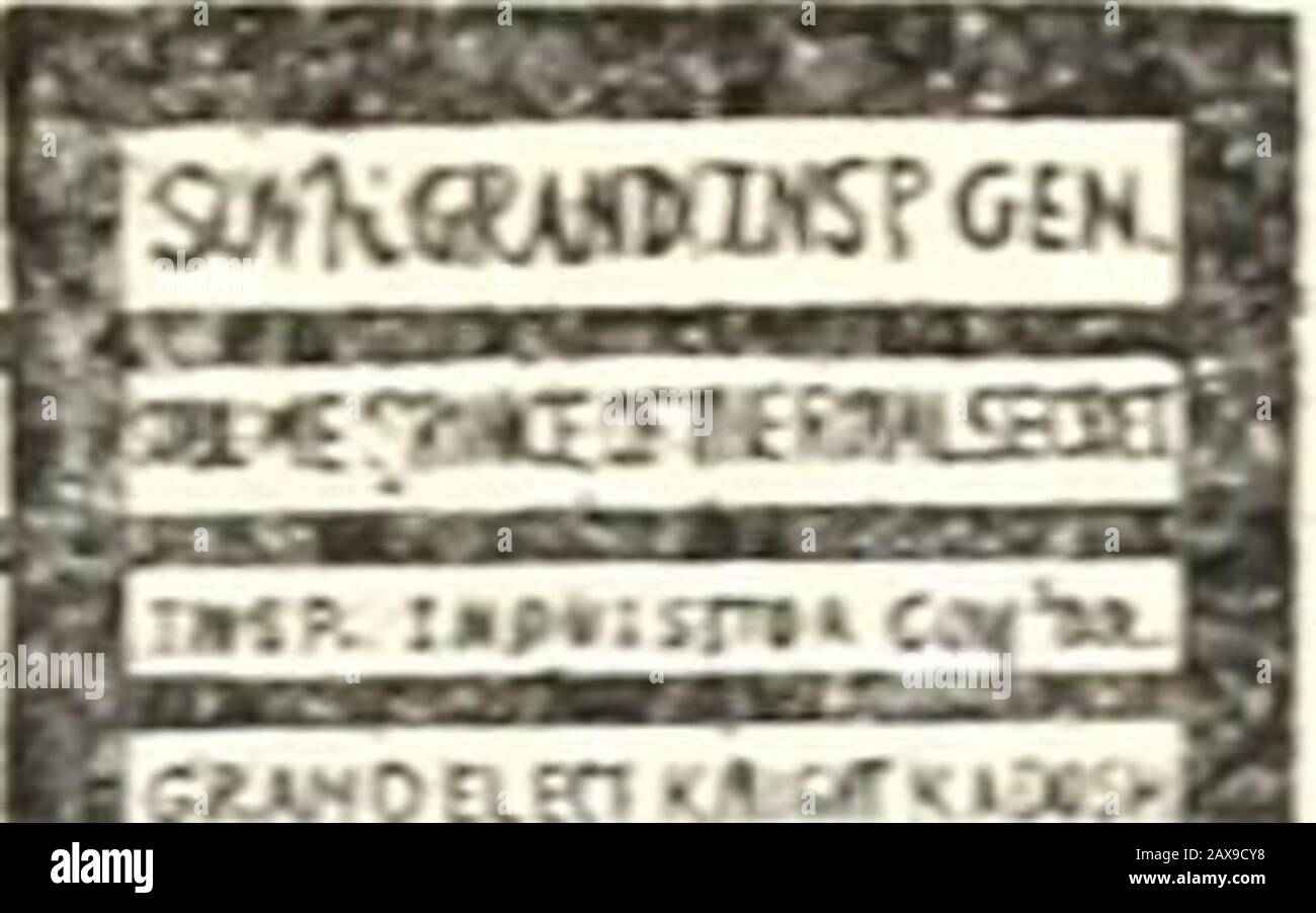 The masonic lodge egyptian rite Banque de photographies et d’images à ...