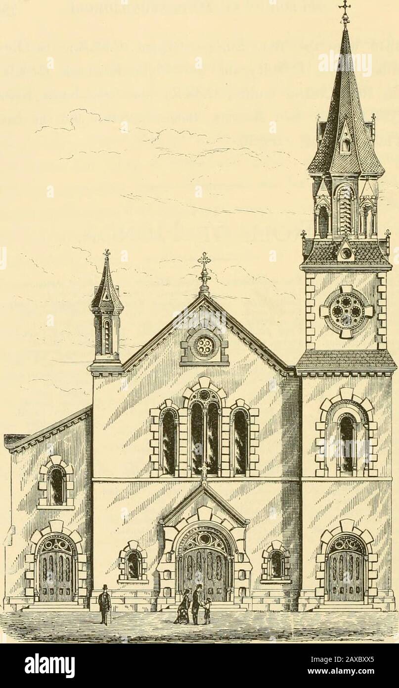 Les églises catholiques de la ville de New York, avec des croquis de ...