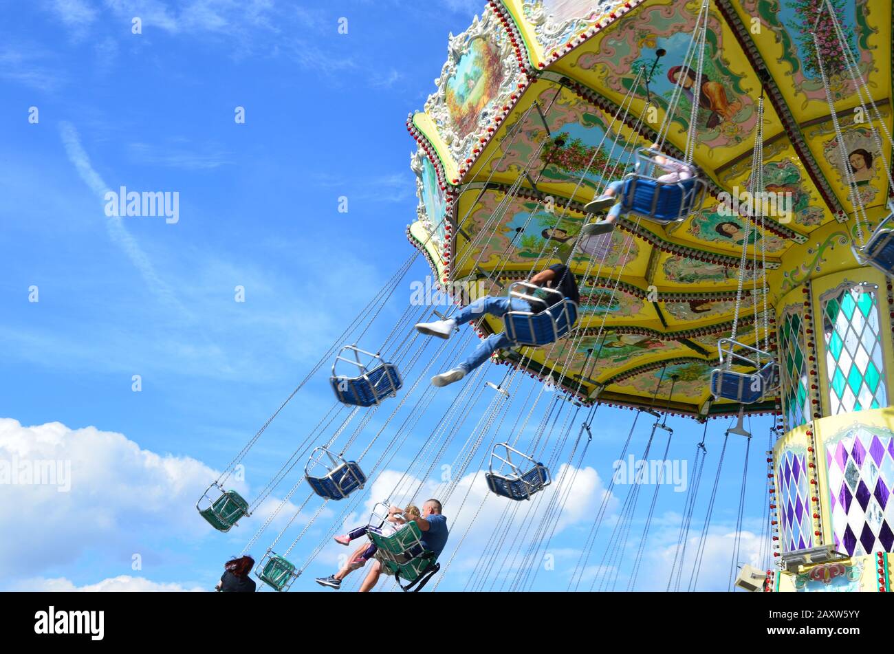 Cheval de carrousel sauvage Banque de photographies et d’images à haute ...