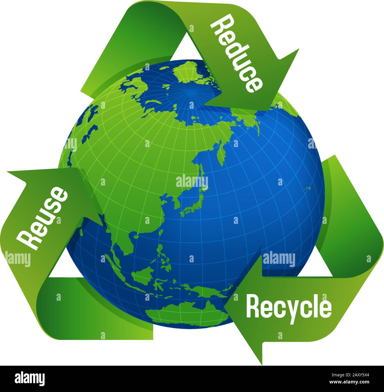 Recyclage global Banque d'images vectorielles - Alamy