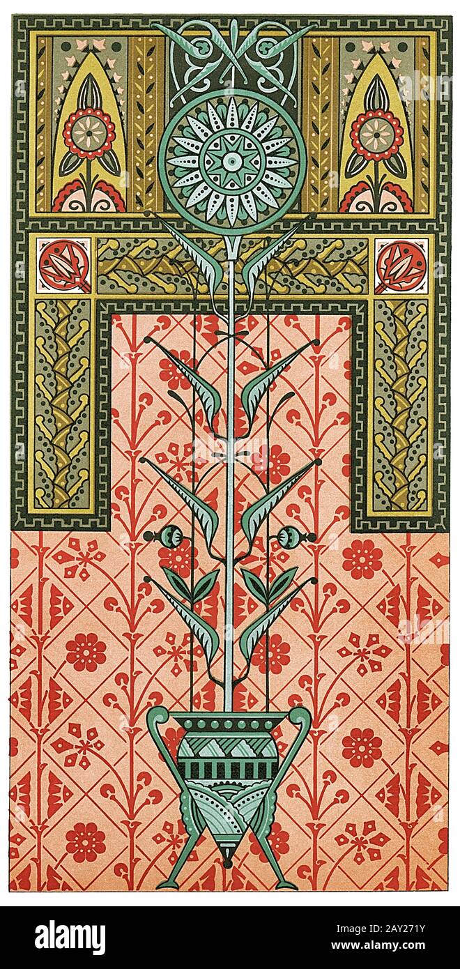 Modèles de style grec, de designs décoratifs 1892 Photo Stock - Alamy