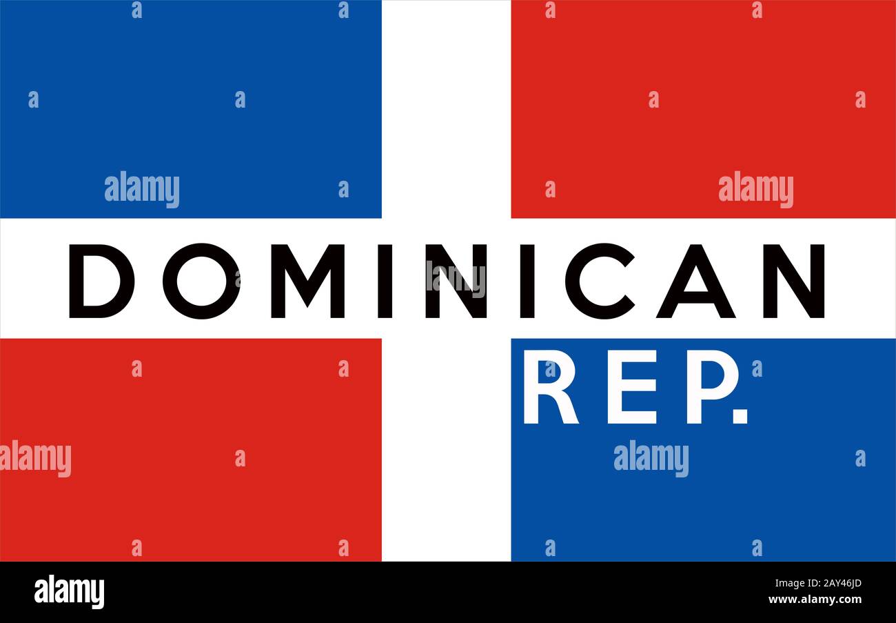 Drapeau de dominicain Banque de photographies et d’images à haute résolution - Alamy