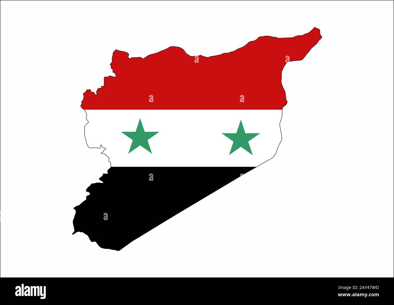 Carte Drapeau Syrie Banque d'image et photos - Alamy