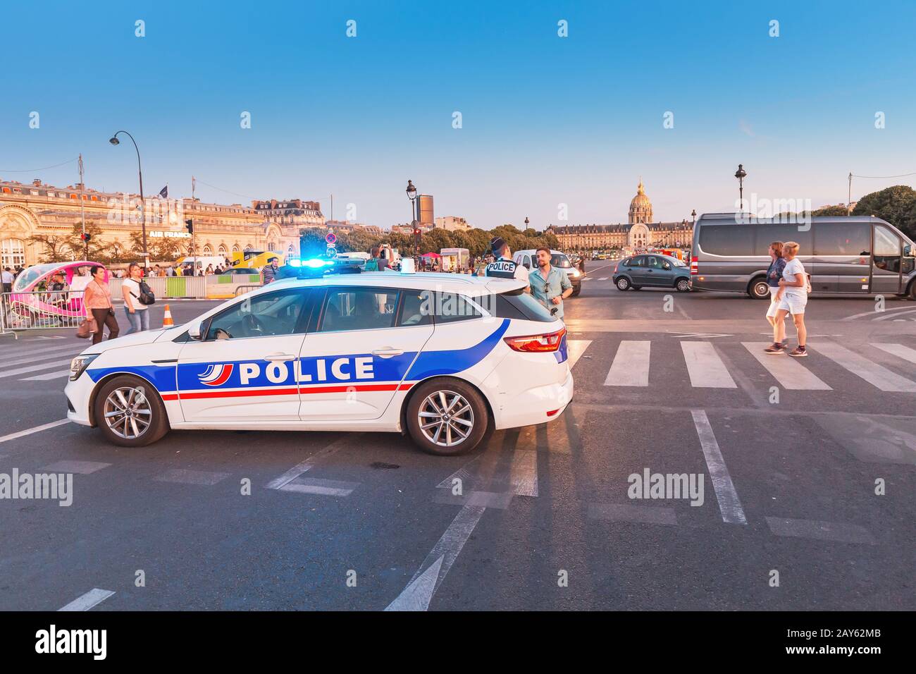Voiture de police de la circulation Banque de photographies et d’images ...