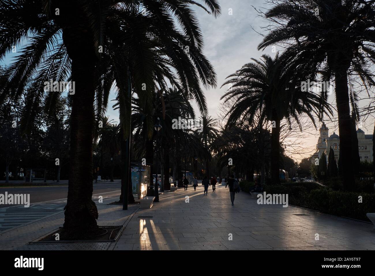 Paseo del parque Banque de photographies et d’images à haute résolution ...