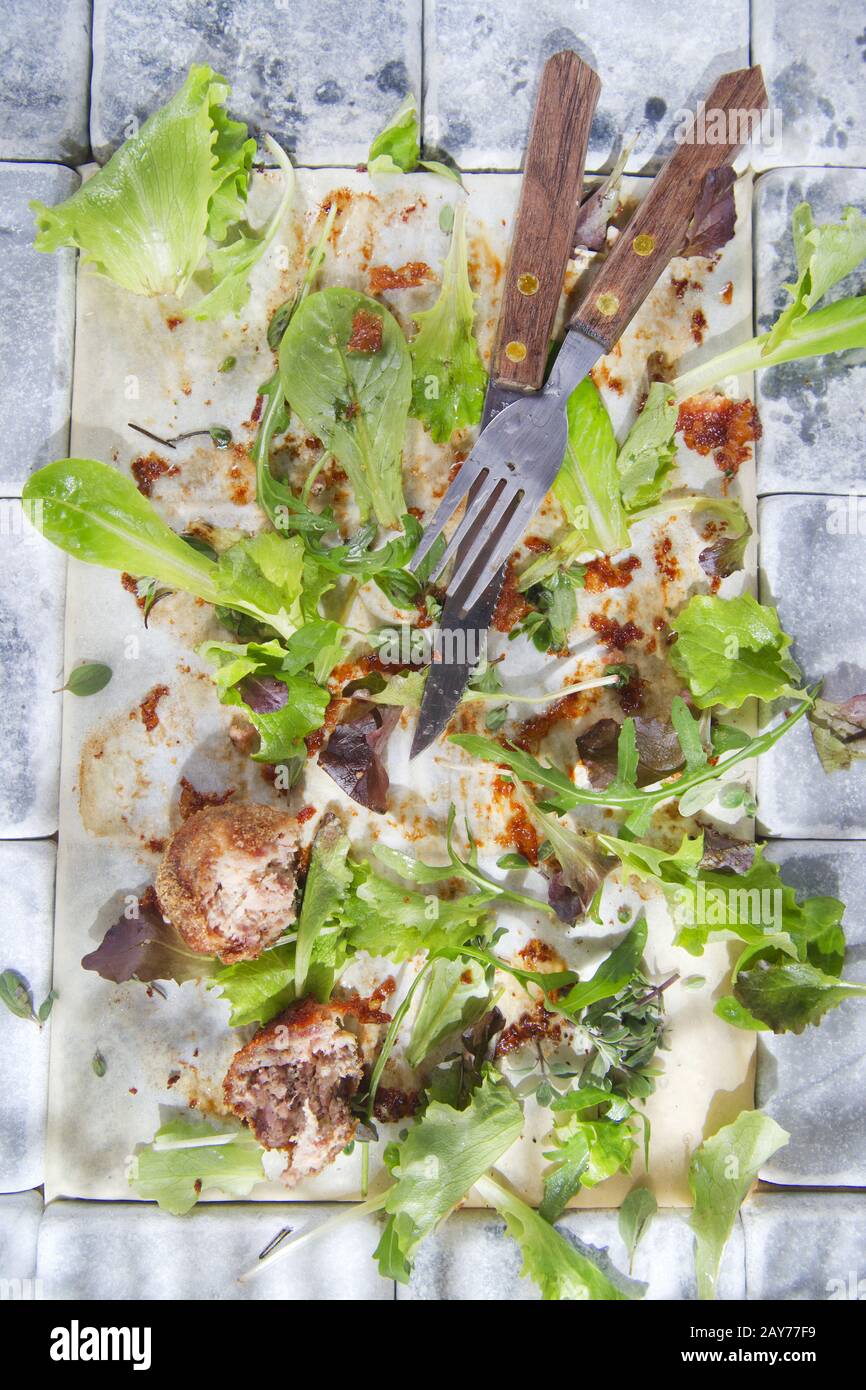 Restes repas Banque de photographies et d’images à haute résolution - Alamy