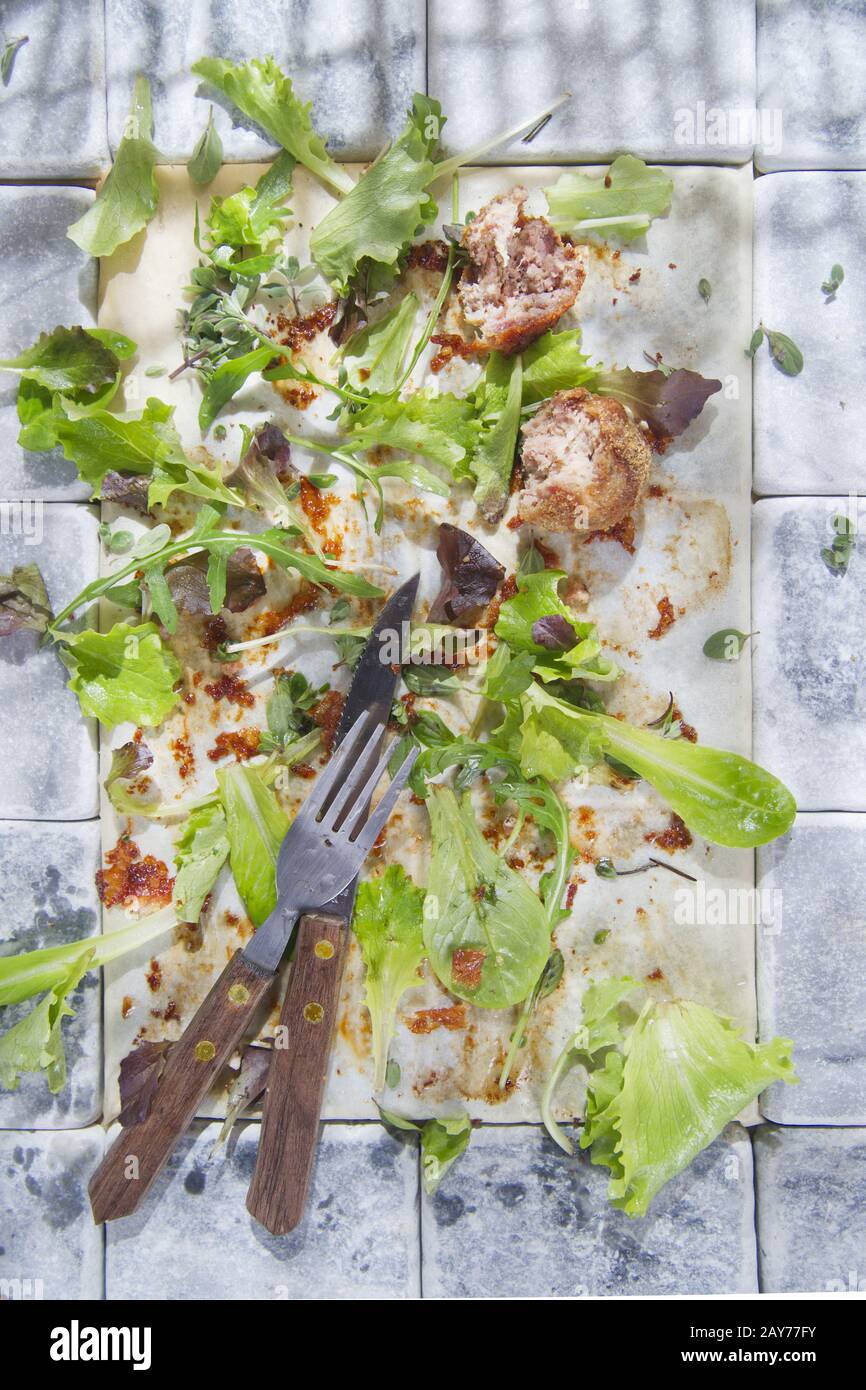 Restes repas Banque de photographies et d’images à haute résolution - Alamy